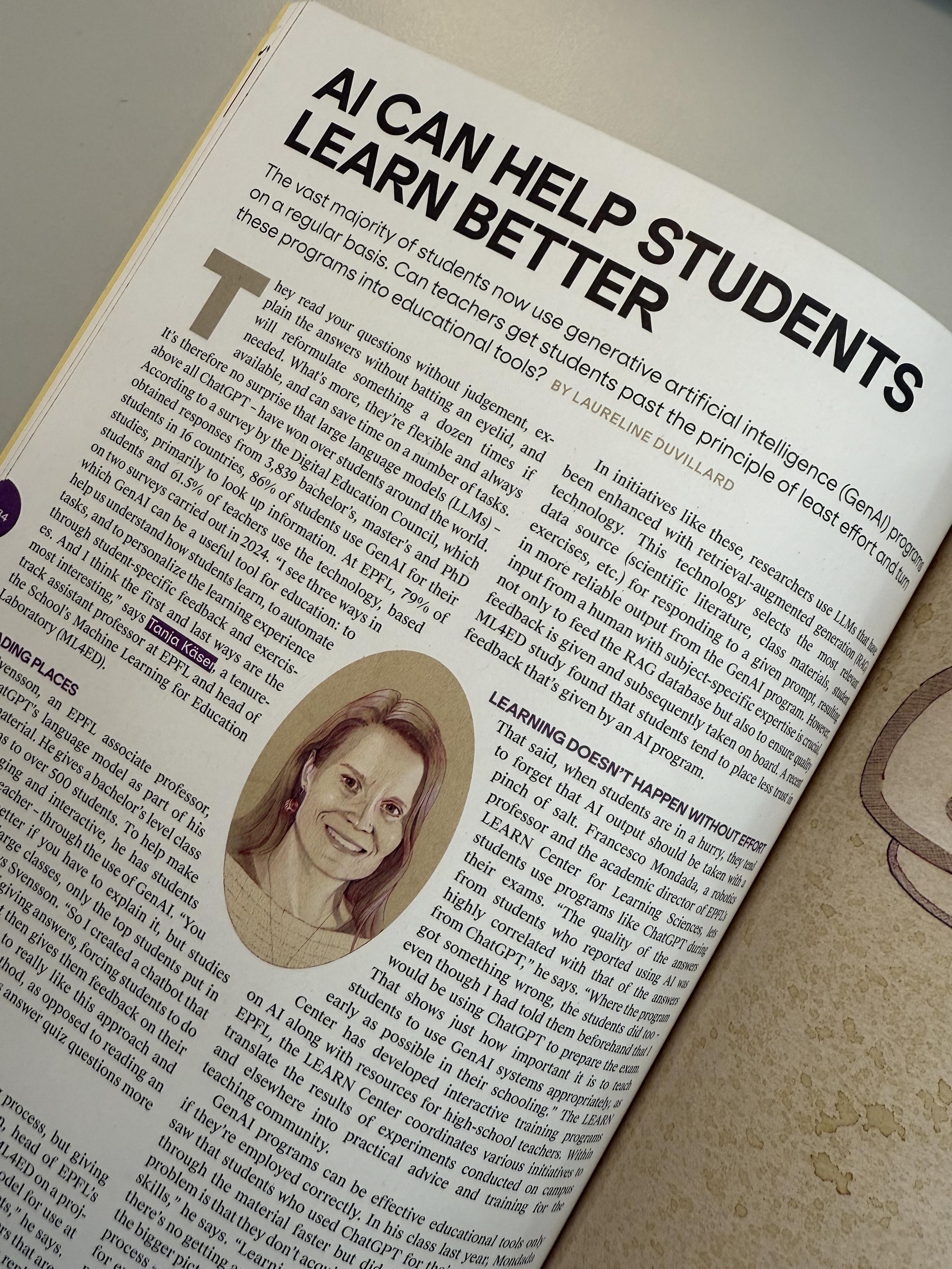 EPFL AI Center: "The latest issue of Dimensions magazine is out an ...