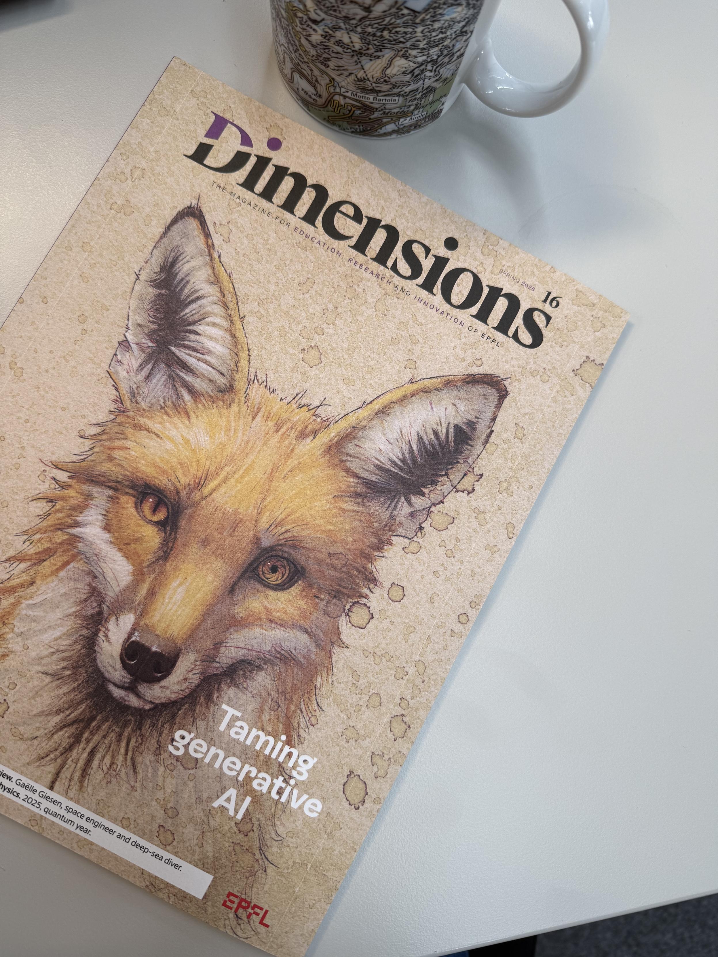 EPFL AI Center: "The latest issue of Dimensions magazine is out an ...